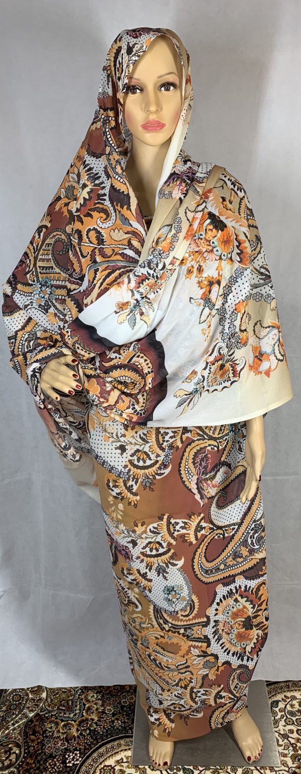 Brown paisley pattern | yazool